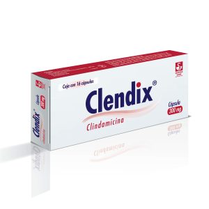 CLENDIX 300 MG C/16 CAPSULAS (CLINDAMICINA) – Farmacia Amanda